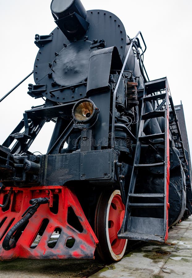 Soviet Old Steam Locomotive Stock Image - Image of historic, locomotive ...