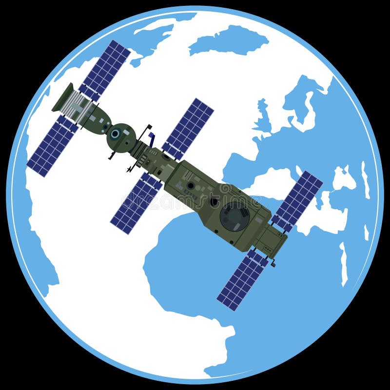 Salute Satellite Stock Illustrations – 113 Salute Satellite Stock ...