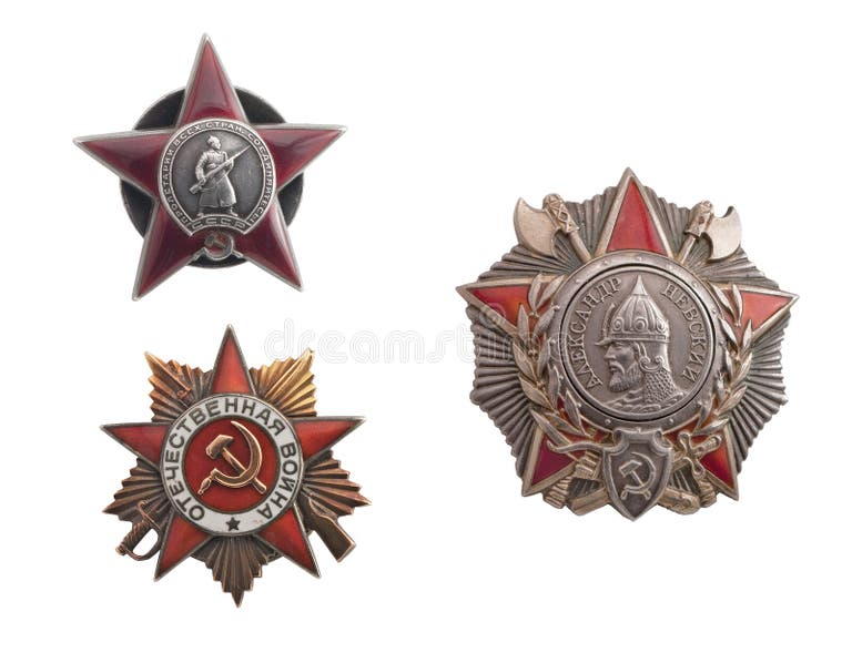 Soviet Order stock photo. Image of award, gold, communism - 12715470