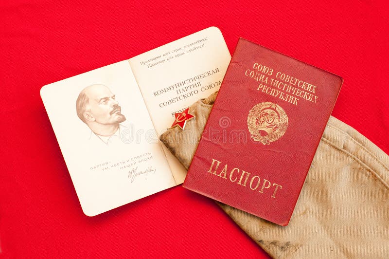 Soviet passport stock photo. Image of citizen, ussr, paper - 13243056