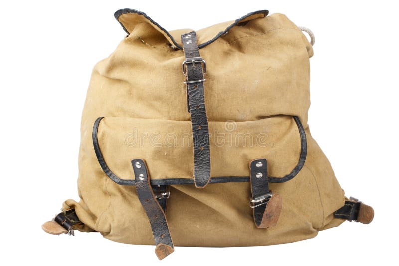 Soviet period backpack stock image. Image of carryall - 135751965