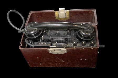 Soviet Portable Telephone Set Stock Image - Image of russian, antiquity ...