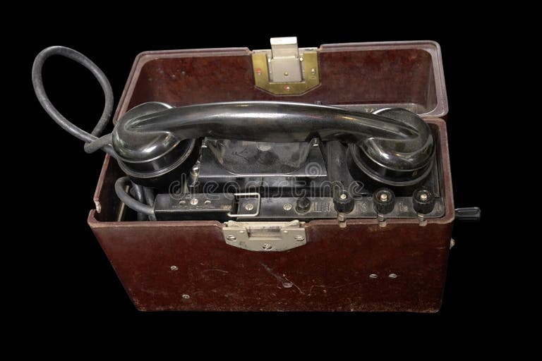 Soviet Portable Telephone Set Stock Image - Image of russian, antiquity ...