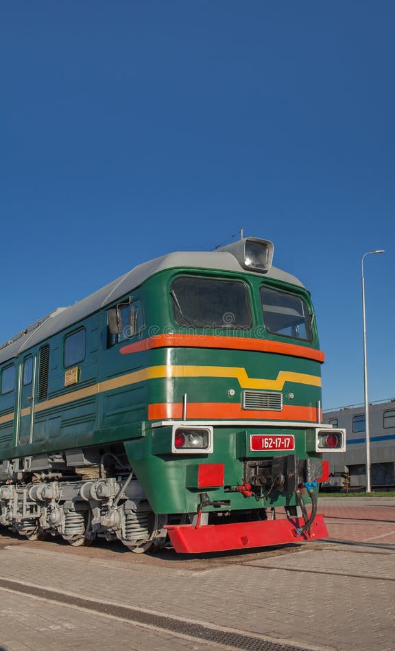 Powerful diesel locomotive editorial photography. Image of diesel ...