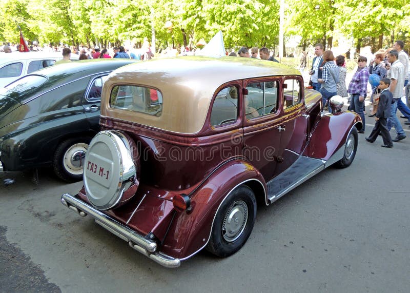 Soviet Retro Car of 1930s GAZ M1 Editorial Photography - Image of ...