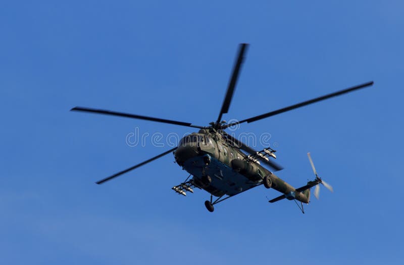 Russian Multi-purpose Helicopter Mi-8 Stock Image - Image of transport ...