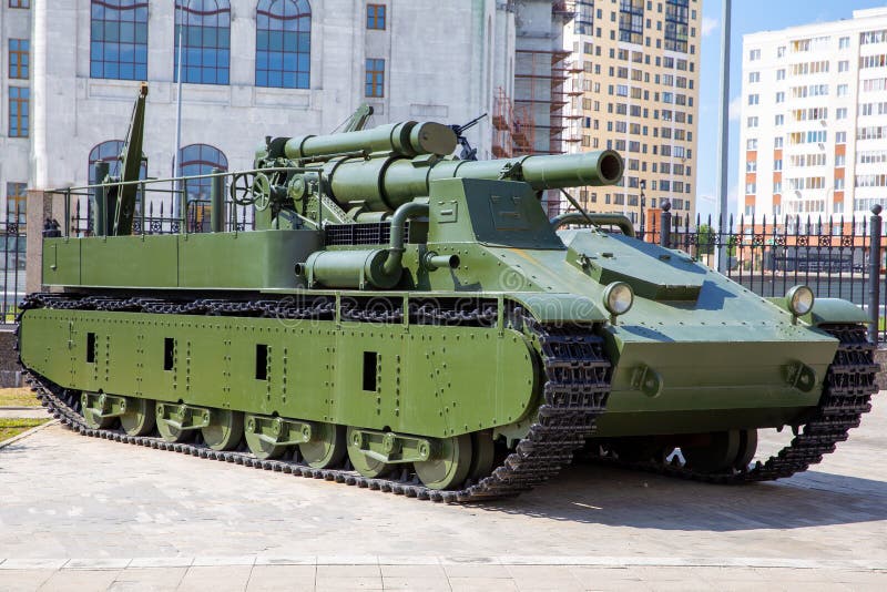 Soviet Self-propelled Artillery Mount SU-14 Stock Photo - Image of ...