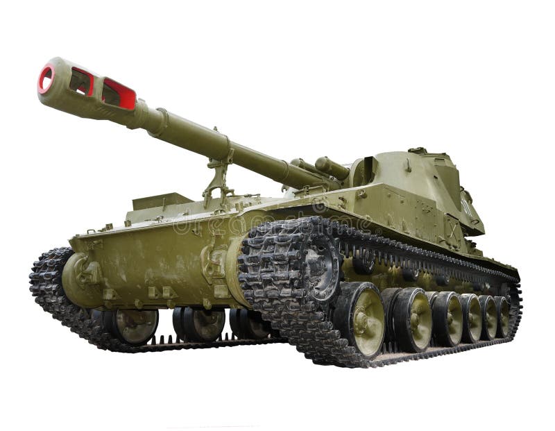 Soviet Self-propelled Howitzer Artillery Unit Stock Photo - Image of ...