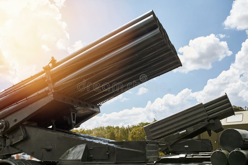 Soviet Self-propelled Multiple Launch Rocket System Stock Image - Image ...