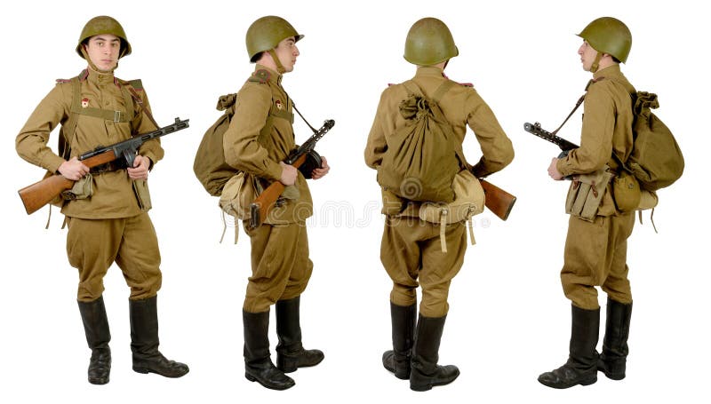 Different Soviet Soldier Uniforms Stock Image - Image of russia ...