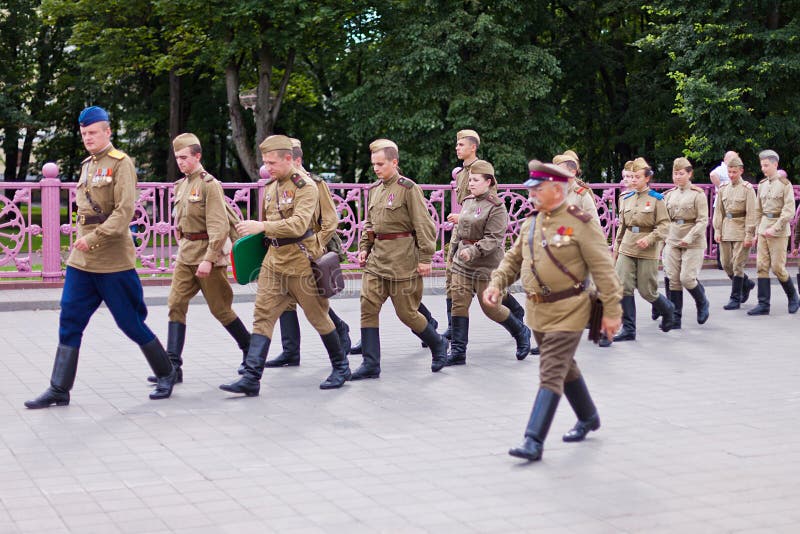 Soviet soldiers editorial stock photo. Image of blast - 42886853