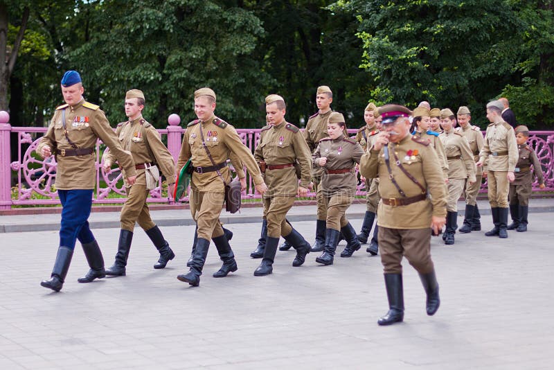 Soviet soldiers editorial stock image. Image of armed - 42886864