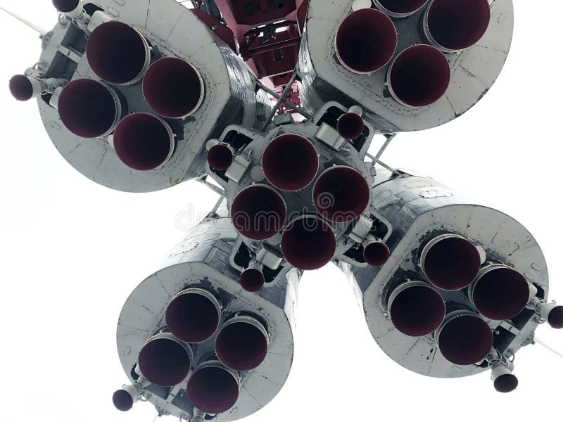 Soviet Space Shuttle at Exhibition. View from the Bottom Editorial ...