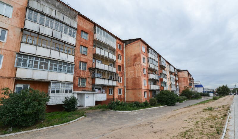 Soviet-era Apartment Block, Kiev Stock Image - Image of sovietera ...