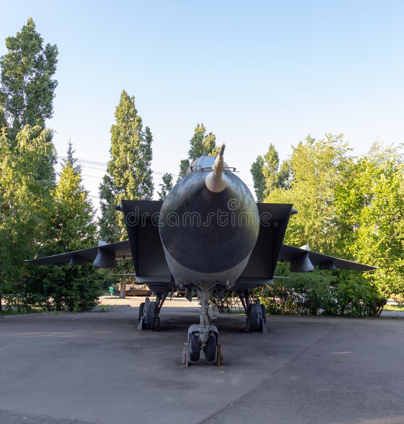 Soviet Supersonic Long-range Interceptor Fighter Editorial Stock Photo ...