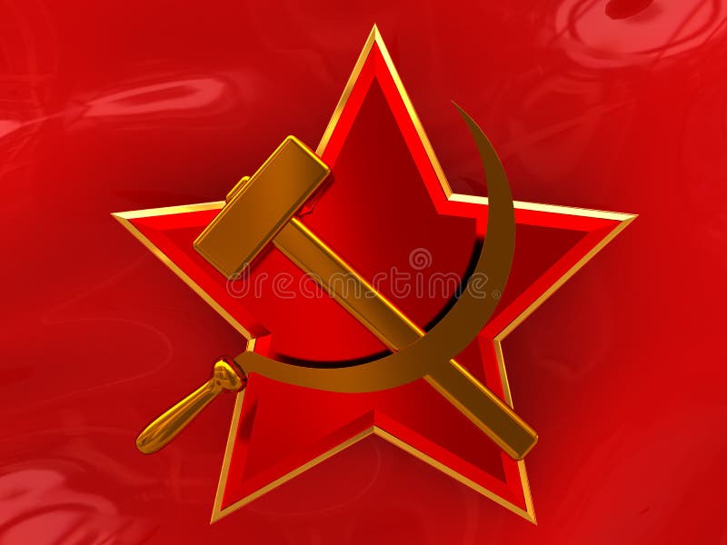Soviet symbol stock illustration. Illustration of retro - 7784041