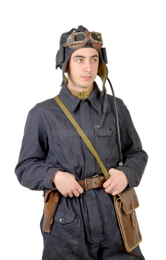 Soviet tank driver stock image. Image of soldier, russian - 51493301