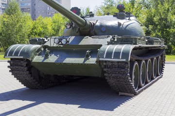 The Soviet Tank. Front View Stock Image - Image of buildings, panzer ...