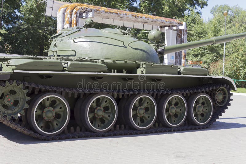 The Soviet Tank. Front View Stock Image - Image of buildings, panzer ...