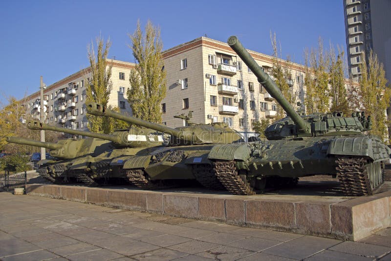 Soviet tanks stock photo. Image of stalingrad, museum - 27757256