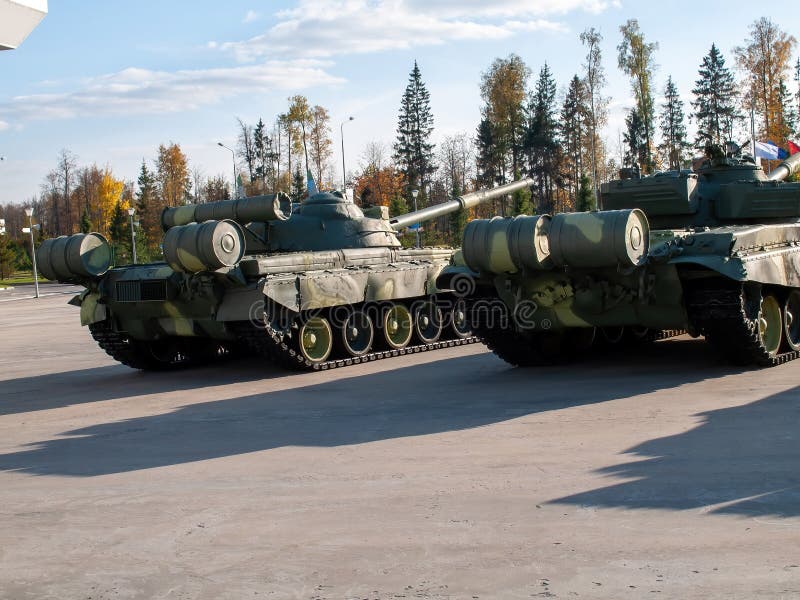 Soviet Tanks Stand in the Open Air in the Museum Editorial Photo ...
