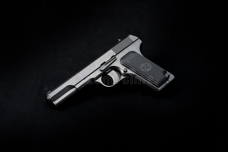 Soviet Tula Tokarev pistol stock photo. Image of replica - 34930970