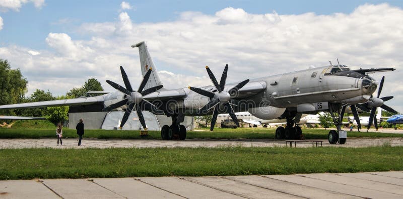 Soviet Tupolev Bomber editorial stock image. Image of kiev - 96450294