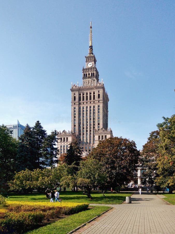 Soviet Union Legacy in Warsaw Editorial Image - Image of warsaw ...