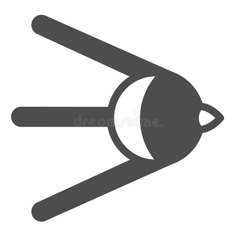 Soviet Union Satellite Solid Icon, Cosmos Concept. Vector Graphics ...
