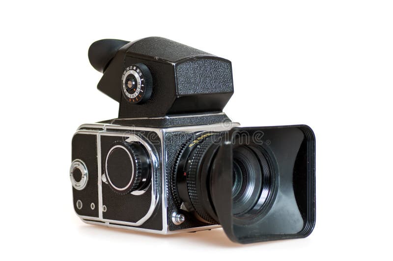 Soviet Vintage Medium Format Camera Stock Photo - Image of creativity ...