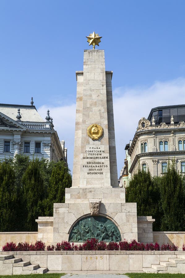 Soviet War Monument in Budapest Stock Photo - Image of european, europe ...