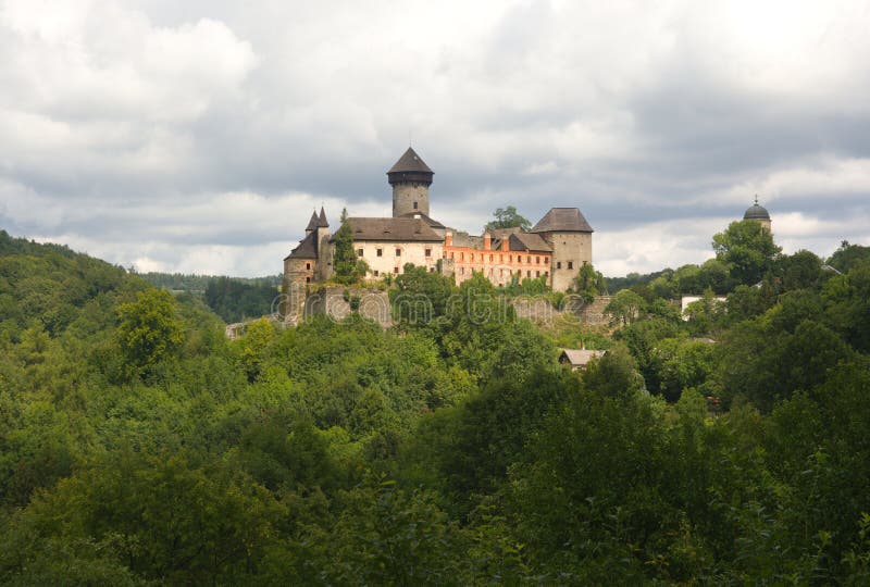 Sovinec Castle Ruin in Czech Republic Stock Photo - Image of green ...