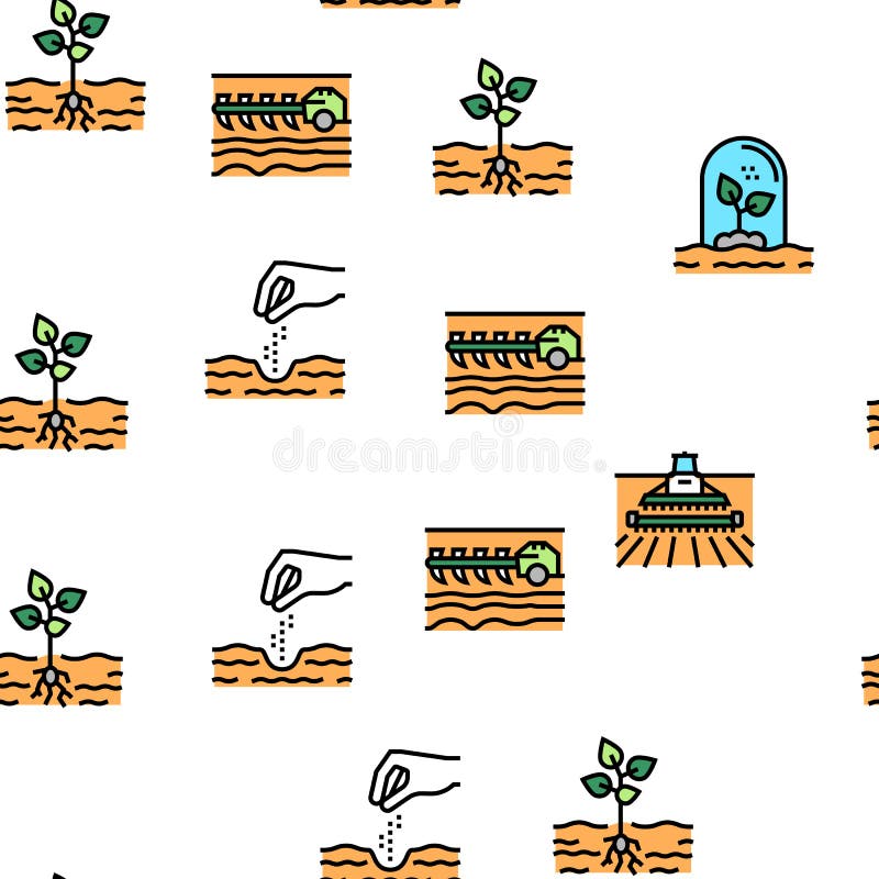 Planting Seeds Pictograms Stock Illustrations – 23 Planting Seeds ...