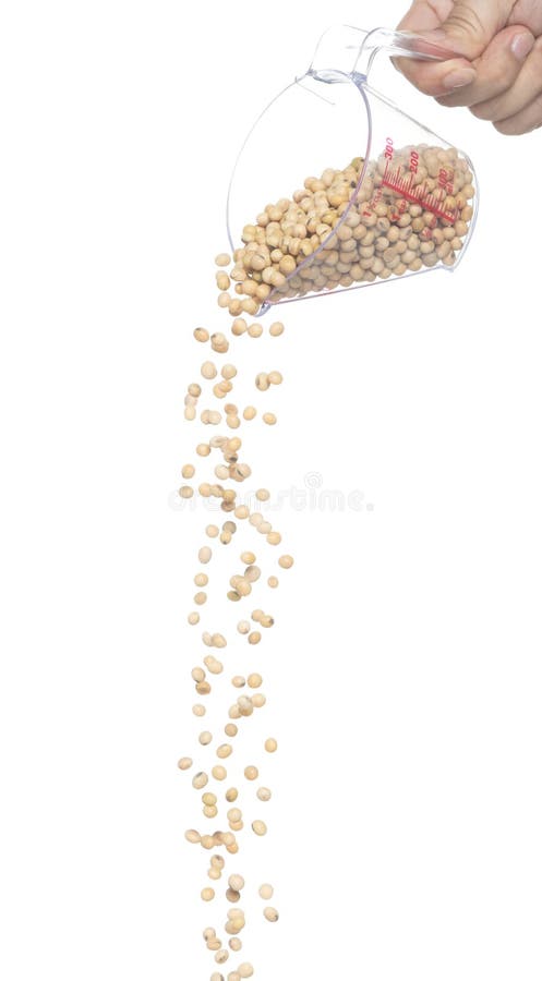 Soy Bean Fall, Yellow Grain Beans Explode Abstract Cloud Fly from ...