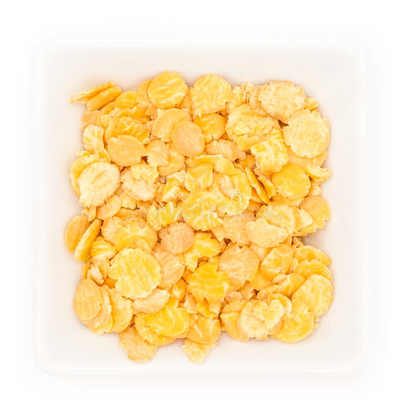 Soy flakes stock image. Image of vegetarian, white, isolated - 7324065