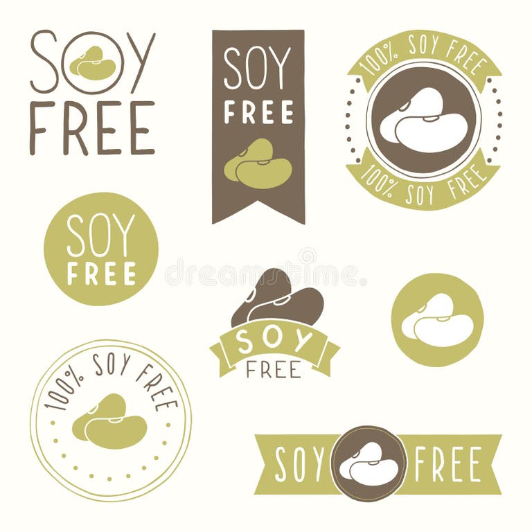 Soy Free Labels Stock Illustrations – 123 Soy Free Labels Stock ...