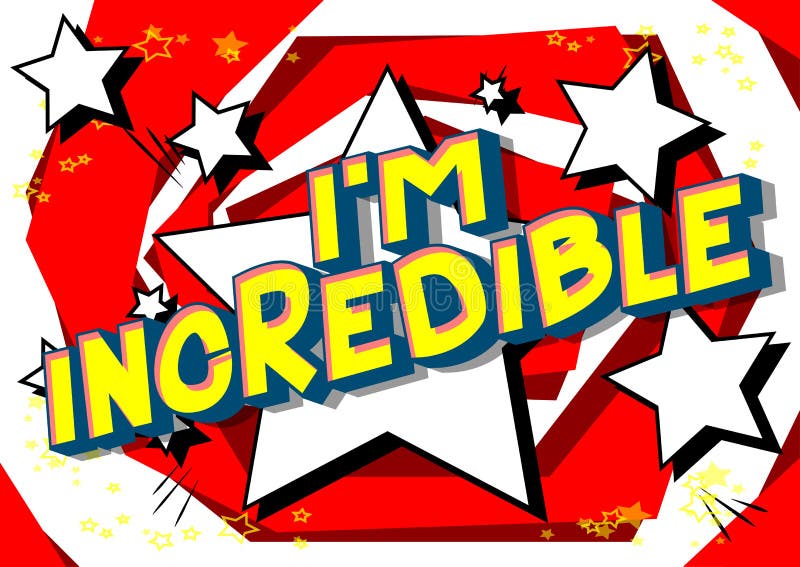 Mamá Increíble - Palabras Del Estilo Del Cómic Ilustración del Vector ...