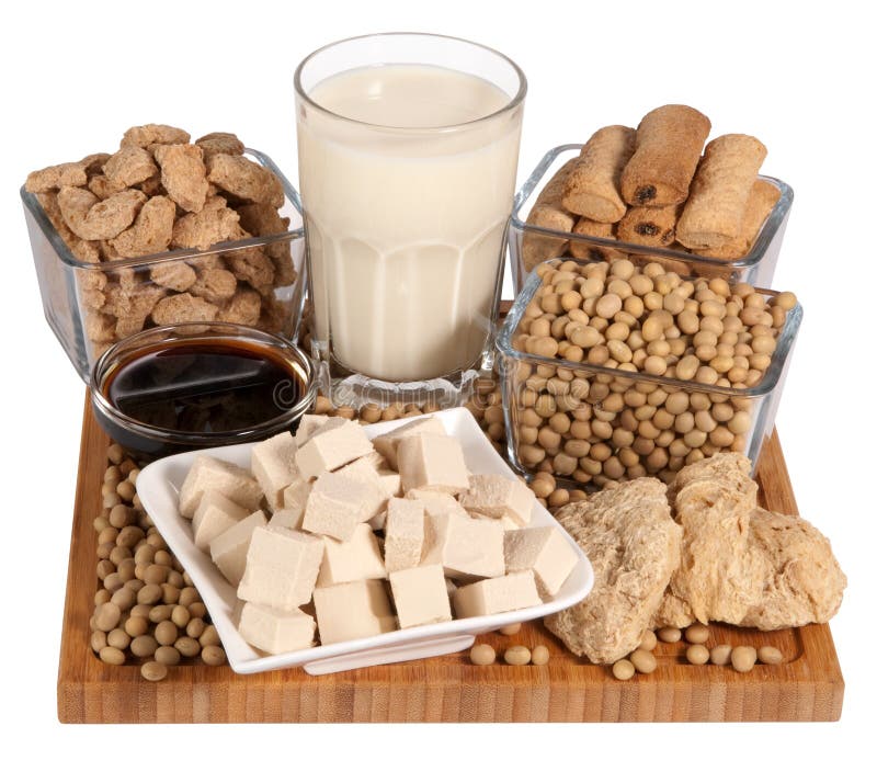 Soy products stock image. Image of drink, meat, isolated - 23477851