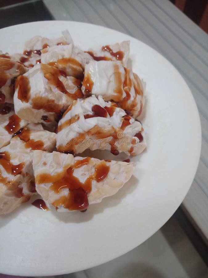 Soybean cake with honey stock photo. Image of cuisine - 244950088