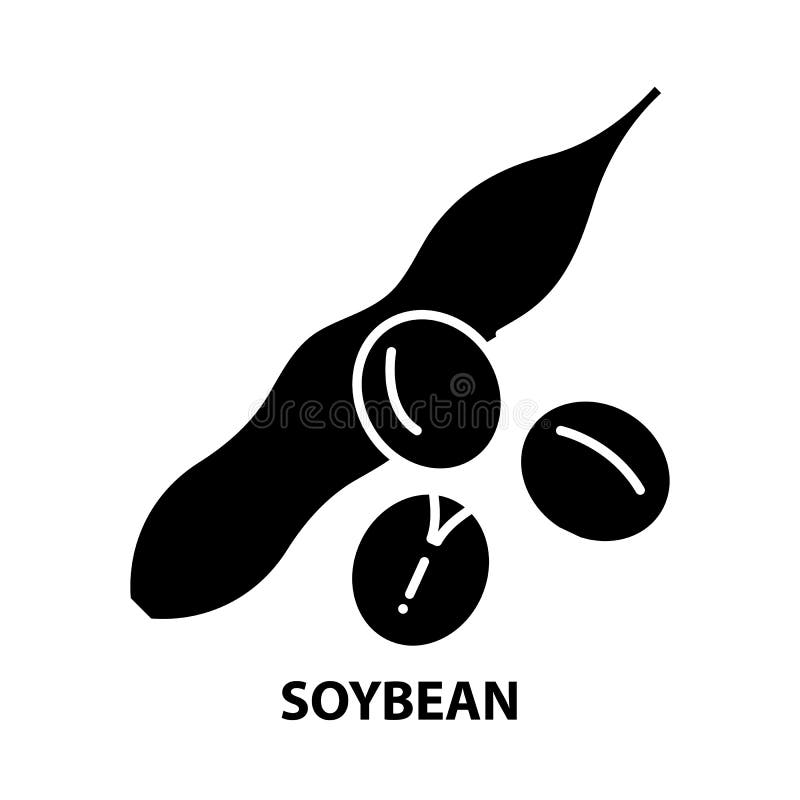 Symbol: Soybean-Free Text stock illustration. Illustration of allergy ...