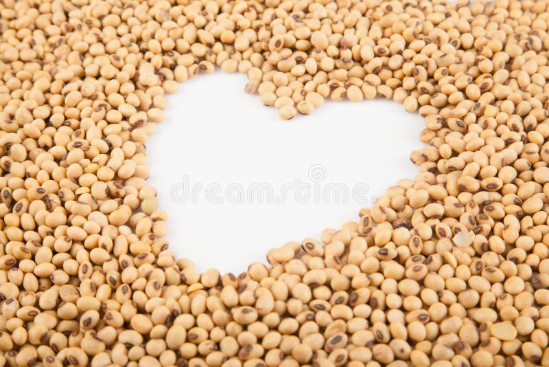 Soybeans in Shape of Soybean Word Stock Image - Image of fiber, chop ...
