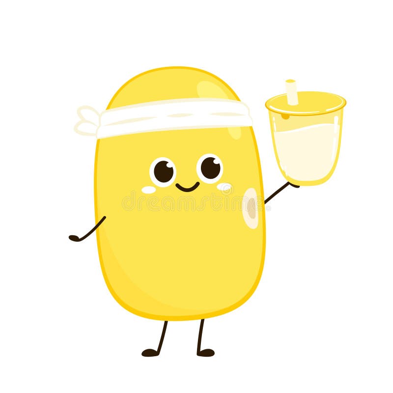 Soybean Vector. Soybean Character Design Stock Vector - Illustration of ...