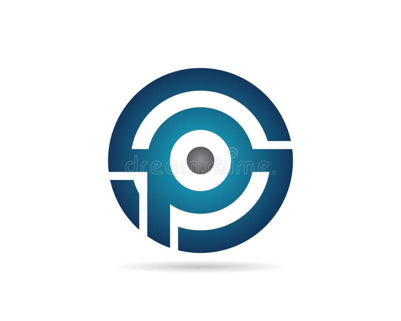 SP PS Circle Logo Template 1 Stock Vector - Illustration of consulting ...