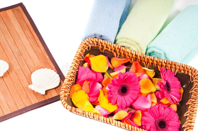 Spa accessories stock image. Image of beautiful, isolated - 14089225