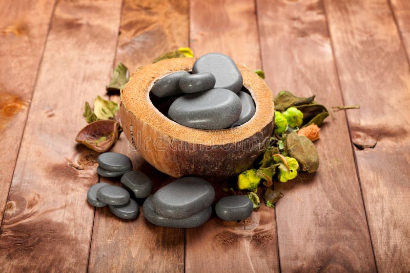 Spa - Basalt Massage Stones Stock Photo - Image of basalt, tools: 16958748