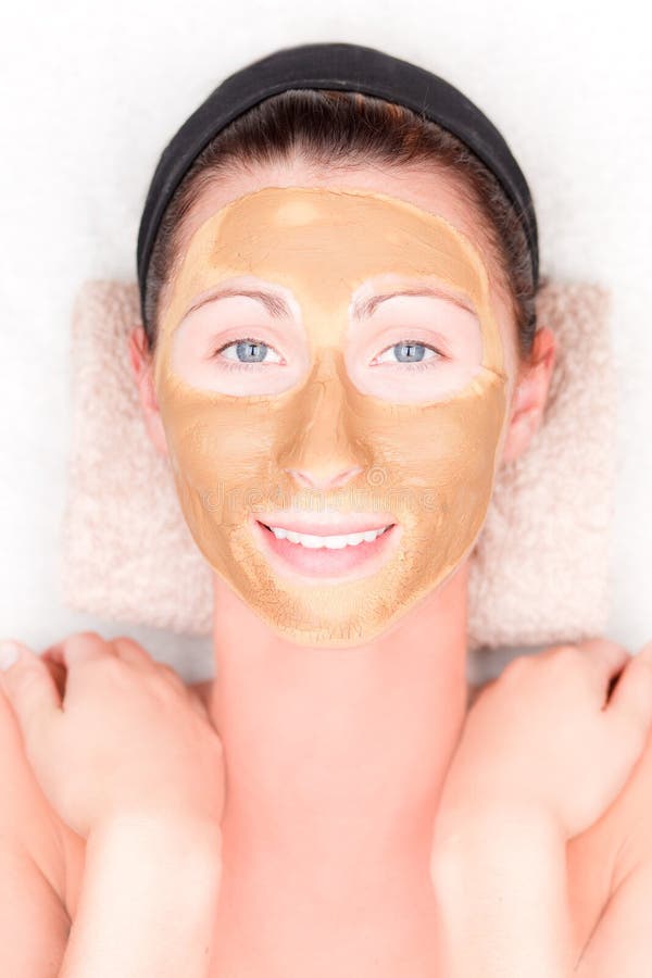 Spa beauty mask stock photo. Image of portrait, beautiful - 11297916