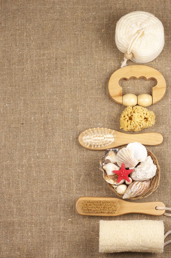 SPA border stock image. Image of natural, peel, pampering - 18032963