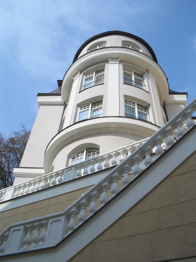 Spa building stock image. Image of stair, hotel, czech - 713181