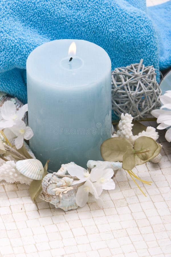 Spa candle stock image. Image of relaxation, aromatherapy - 3313179