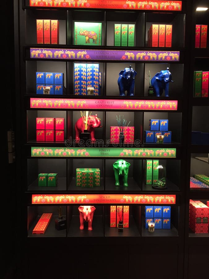 Interiors of Spa Ceylon, Colombo Editorial Stock Image - Image of ...